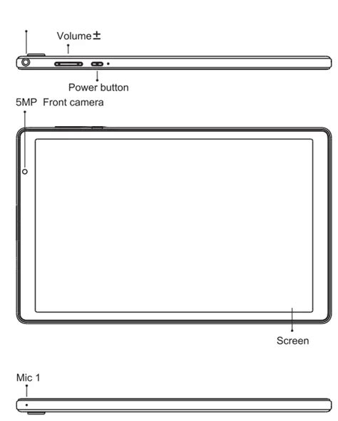 Vortex T10m 태블릿 사용자 가이드