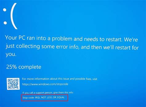 how to fix irql not less or equal error in windows 10 bugsfighter