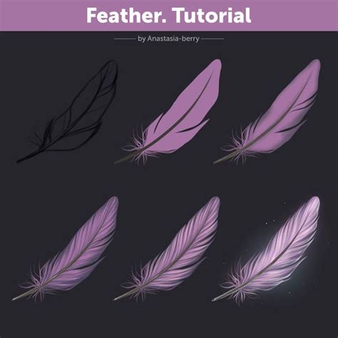 Feather Tutorial By Anastasia Berry On DeviantArt