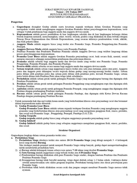 Struktur Gudep Dan Gp Pdf