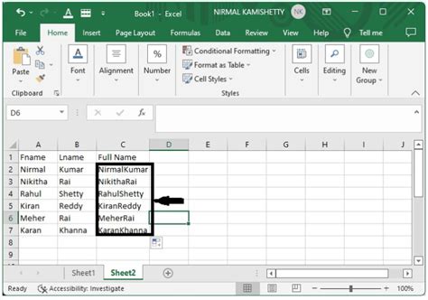 How To Add Text Cells Together Into One Cell In Excel