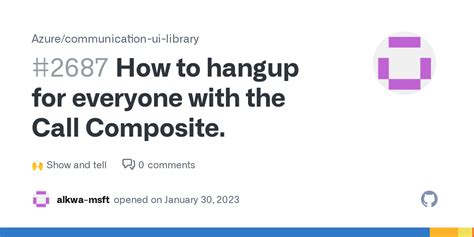 How To Hangup For Everyone With The Call Composite Azure Communication Ui Library