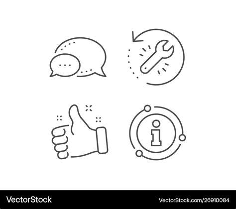 Recovery Tool Line Icon Backup Data Sign Restore Vector Image