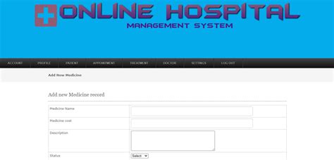 Online Hospital Management System Using Php Mysql With Source Code Free Download