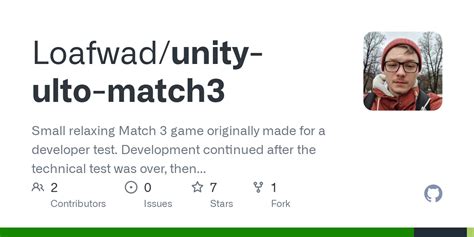 GitHub Loafwad Unity Ulto Match Small Relaxing Match Game Originally Made For A Developer