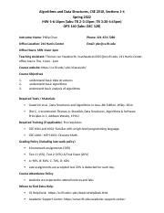 Master Algorithms and Data Structures: Course Overview, Texts, | Course ...