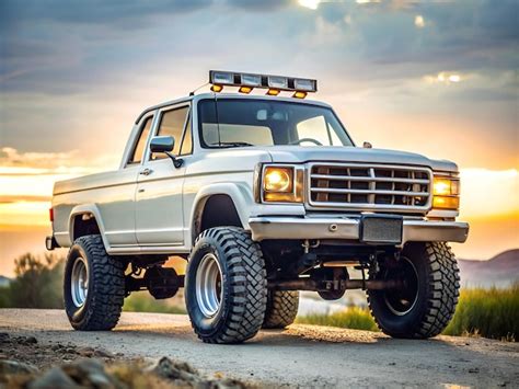 3d Style Pickup Realistic Car Design Premium Ai Generated Image