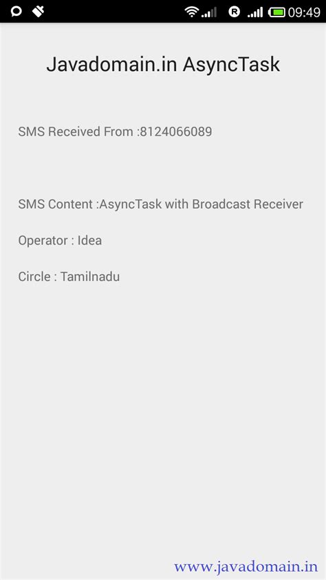 Asynctask With Broadcast Receiver In Android Tutorial And Example
