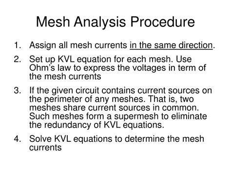 PPT Nodal And Mesh Analysis PowerPoint Presentation Free Download ID 6887696