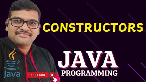Constructors Java Programming Youtube