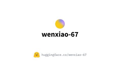 Wenxiao 67 Wenxiao Zhao