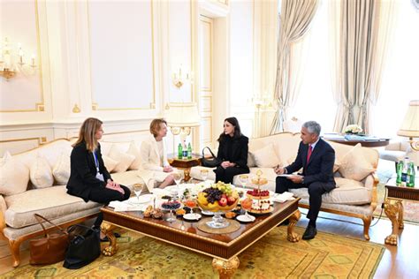 Встреча первых леди Азербайджана и Германии фото — Haqqin