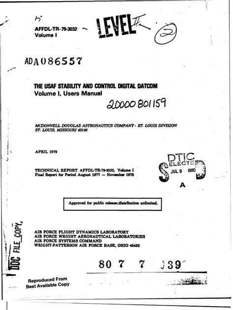 mcdonnell usaf datcom 1979 volume 1 user manual pdf mach number