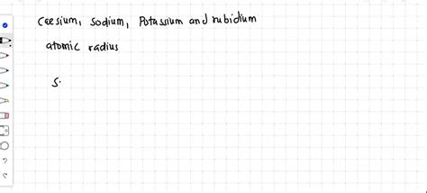 Solved Using Only The Periodic Table Arrange The Following Elements In Order Of Increasing
