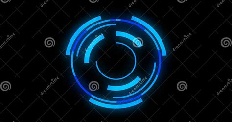 Loading Data Hud Circle Interfaces Sci Fi Circle Hud Interfaces With