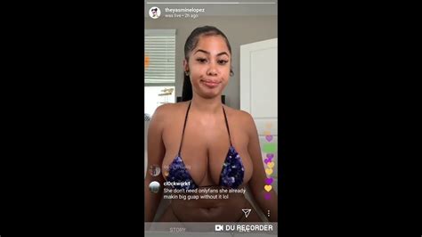Yasmine Lopez Instagram Live Ig Model Youtube
