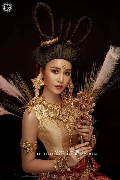 Cambodian Dress Thai Traditional Dress Angkor Fashion History Gorgeous Women Captain Hat