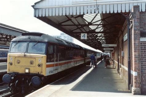 Photo Class 47 Loco No 47804 At Basingstoke 1991 Eur 334 Picclick It