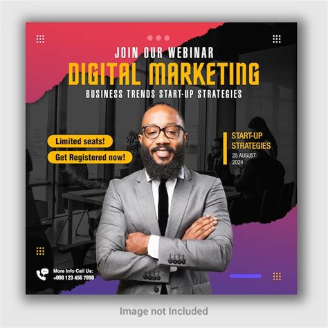 디지털 마케팅 프로모션 템플릿에 대한 창의적인 개념 소셜 미디어 Instagram 게시물 프리미엄 Psd 파일