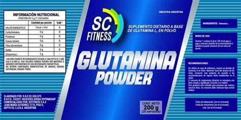 Glutamina Sc Fitness