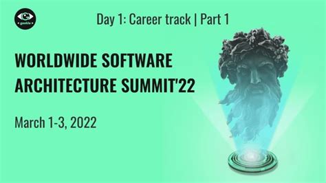 Mohsen Hassan On Linkedin Worldwide Software Architecture Summit22 Career Track Part 1