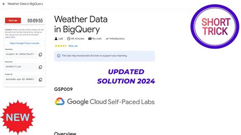Weather Data In Bigquery 2024 Gsp750 Qwiklabs Qwiklabsarcade2024 Youtube
