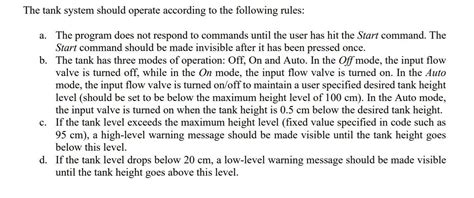 I Am Using A Python GUI To Simulate Filling A Tank Chegg