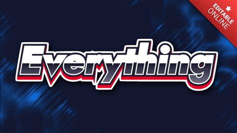 Everything Text Effect Generator