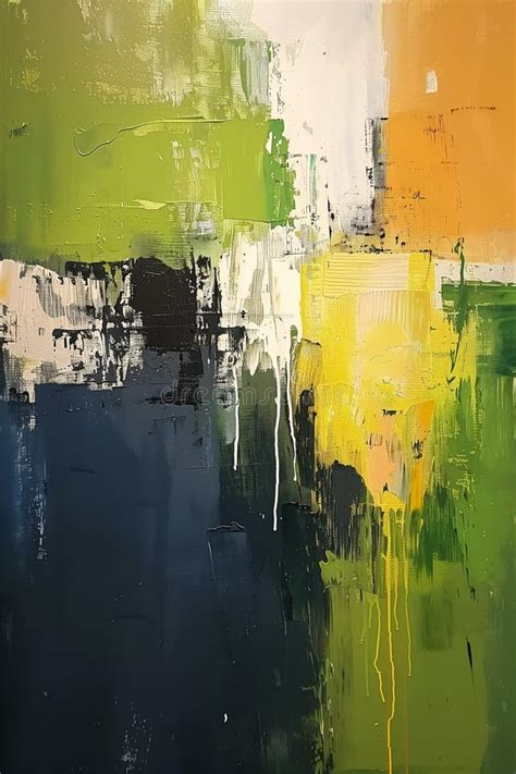 Abstract Connections Exploring The Complementary Colors Of Yell Stock