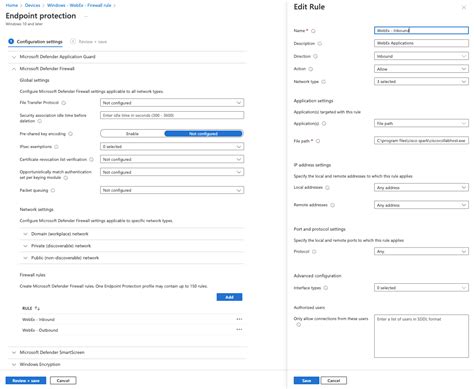 Urgent Question About Intune Configuration Profiles Firewall Rules