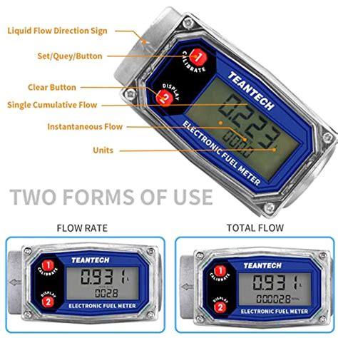 Digital Fuel Turbine Flow Meter Digital Lcd Display With Npt Counter Oil Flowmeter Kerosene