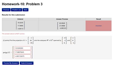 Solved Homework 10 Problem 3 Previous Problem List Next