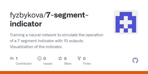 GitHub Fyzbykova 7 Segment Indicator Training A Neural Network To Simulate The Operation Of A