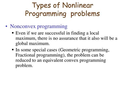 Ppt Nonlinear Programming Powerpoint Presentation Free Download Id