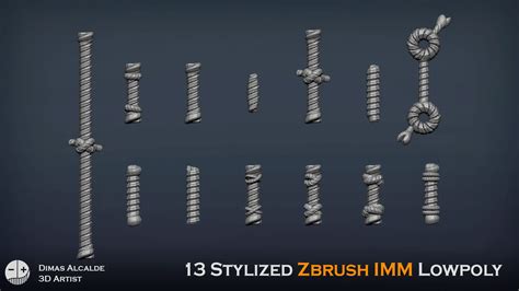 13 New Stylized Rope Curve Imm Flippednormals
