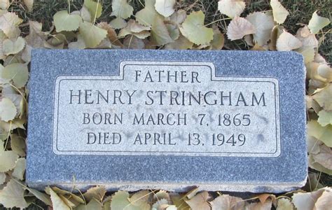 Henry Stringham 1865 1949 Find A Grave Memorial