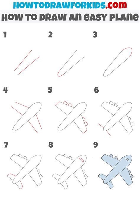How To Draw An Easy Plane Artofit