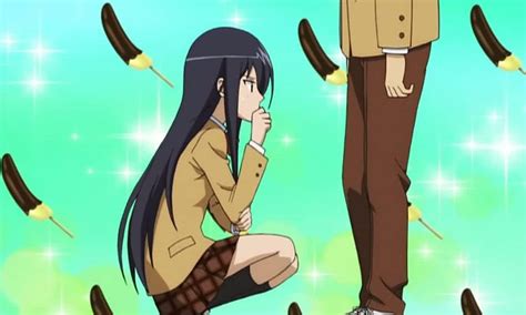 Anime Girl Falling Forward