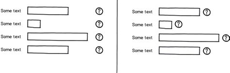 Forms How To Align Hint Icons User Experience Stack Exchange