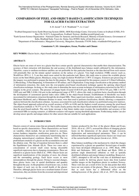 pdf comparison of pixel and object based classification techniques