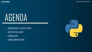 What Is Python JSON Edureka PPT