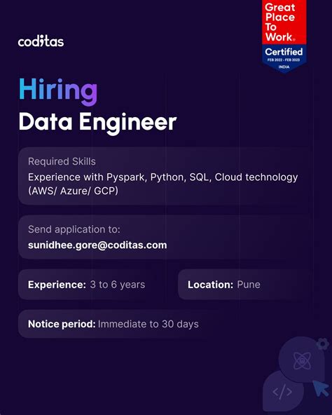Dataengineer Dataengineering Python Hiring Aws Joinus Yukta