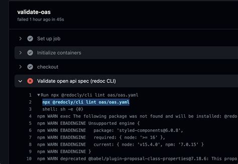 V110 Fails To Install With Babel Error · Issue 1262 · Redoclyredocly Cli · Github