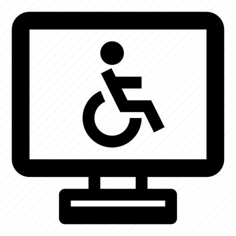 Accessibility Accessible Desktop Interface Ui Icon Download On Iconfinder