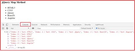 JQuery Map Method With Examples Dot Net Tutorials