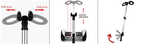 Gldytimes Handlebar For Segway Ninebot S Smart Mini Pro Mini Lite Self Balance