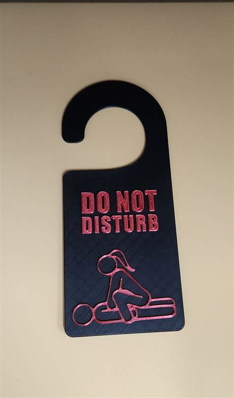 Naughty Do Not Disturb Sign Sex Etsy