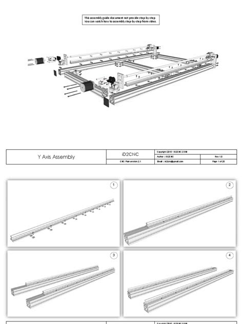 y axis assembly pdf art