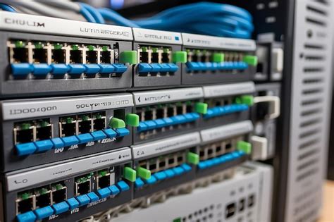 Premium Photo Selective Focus Ethernet Cables And Network Switching Hub Premium Photo Selective Focus Ethernet Cables And Network Switching Hub