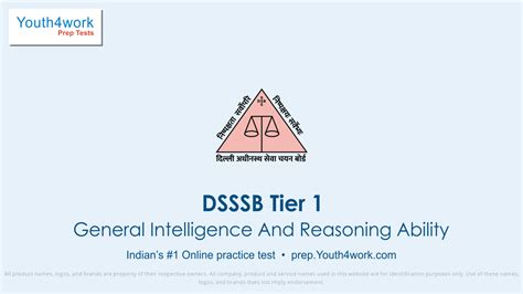 Reasoning Ability Test For Dsssb Online Preparation